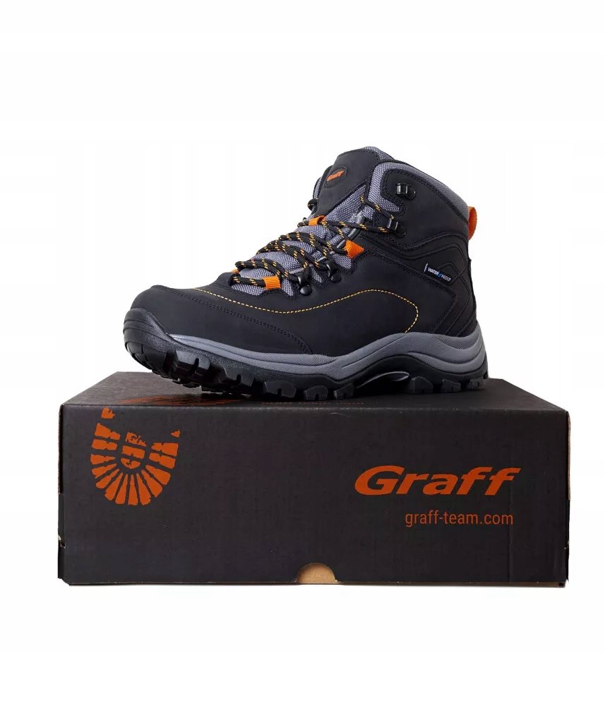 Buty Trekkingowe Graff Dakota - Grafitowy -46 - Graff | Sport Sklep EMPIK.COM