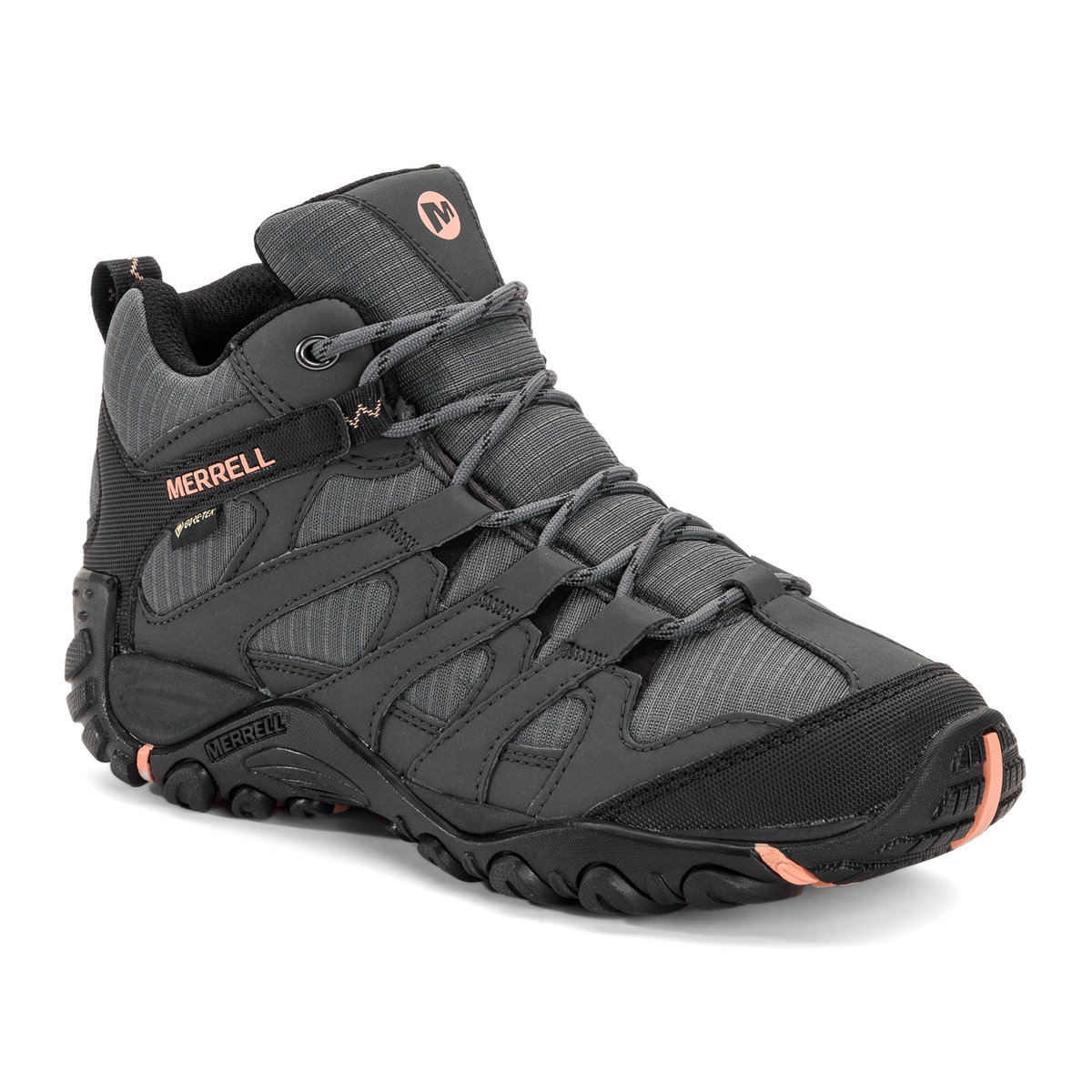 Buty turystyczne damskie Merrell Claypool Sport Mid GTX grey/peach 38 ...
