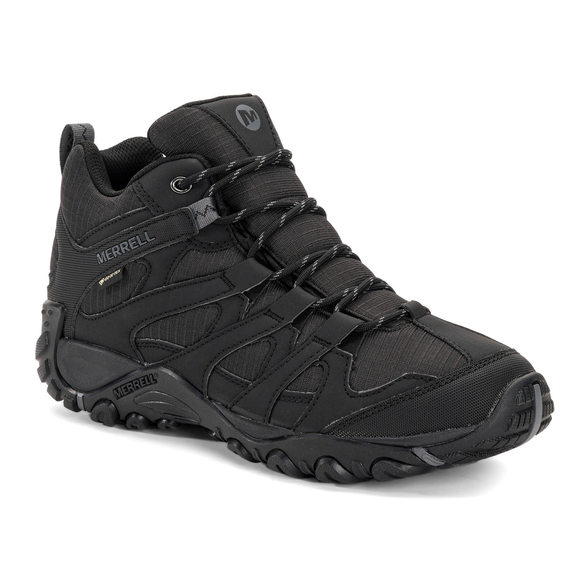 Buty turystyczne męskie Merrell Claypool Sport Mid GTX black/rock 45 EU ...