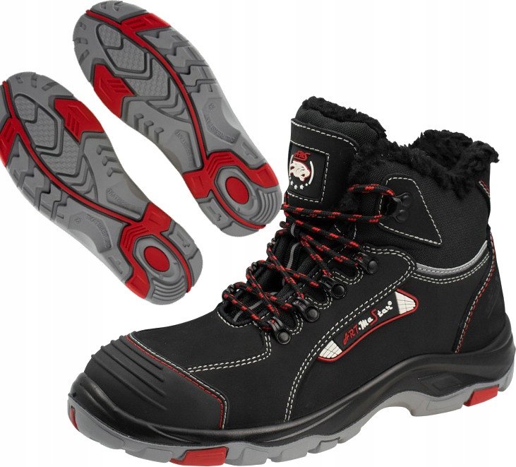 Buty Zimowe Robocze Trzewiki Podnosek Ocieplane Skórzane Nubuk Śniegowce 42 - ART.MAS | Sklep ...