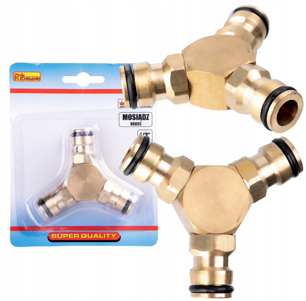 C0291 Rozdzielacz Ogrodowy 1/2' Mosiądz Richmann - Inna marka | Sklep ...