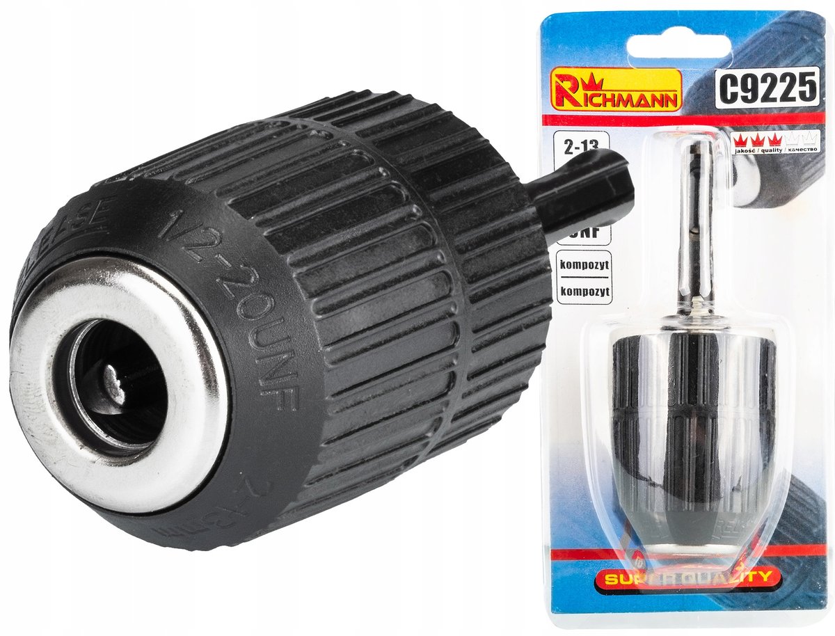 C9225 Uchwyt Wiertarski Samozaciskowy + Adapter Sds + 2 - 13 Mm ...