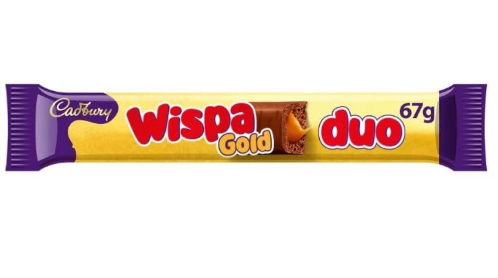 Cadbury wispa gold duo 67g - dwa batony z karmelowym środkiem - Cadbury ...