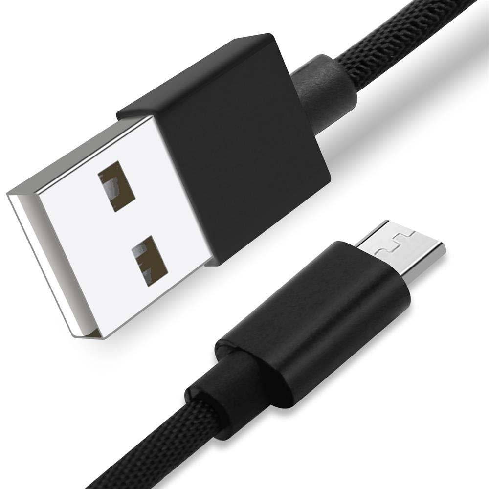 Cadorabo Kabel Micro USB w CZARNY - 1 metr kabla Micro USB 2.4A ...