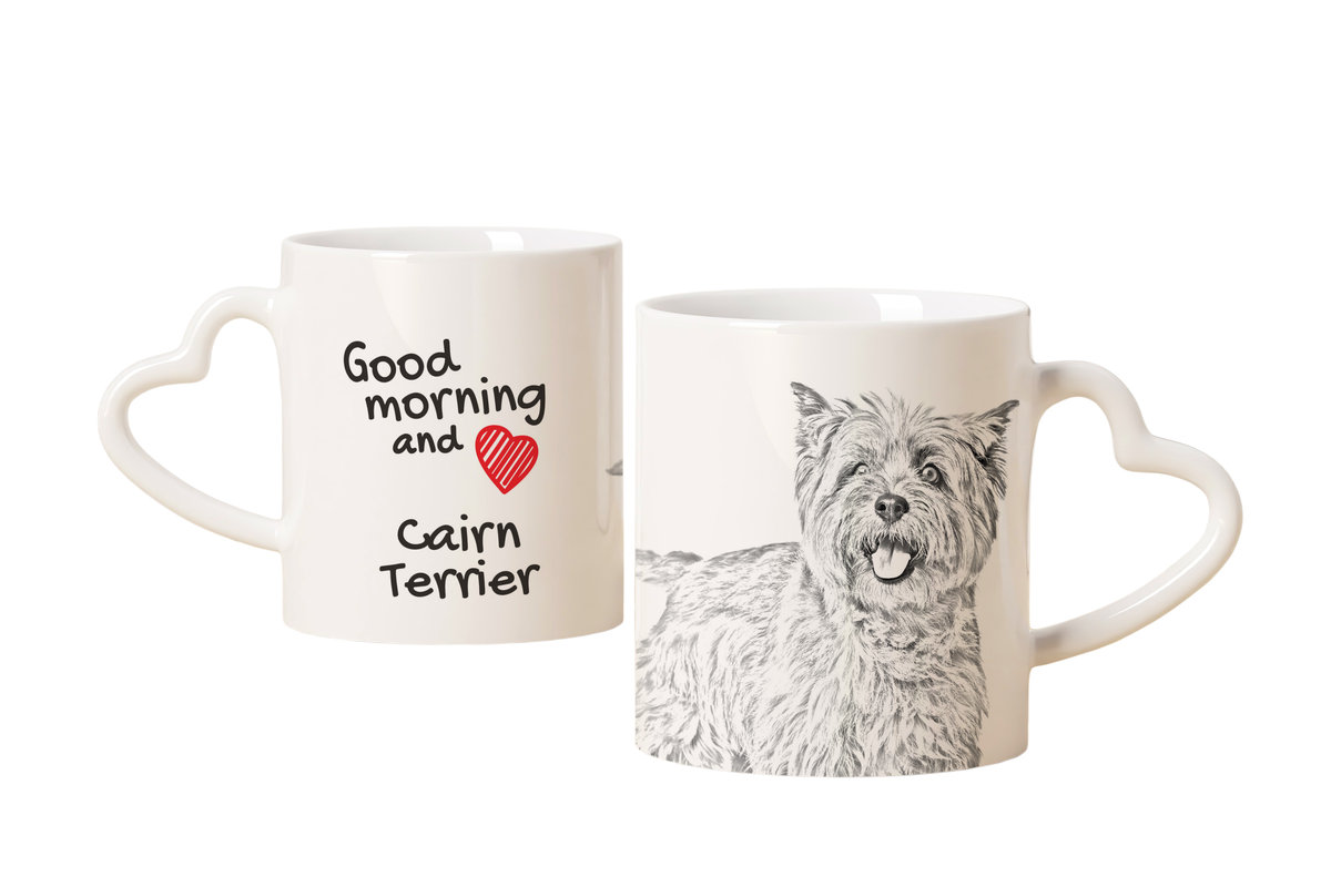 Cairn Terrier kubek z psem good morning serce Art-Dog - Inna marka ...