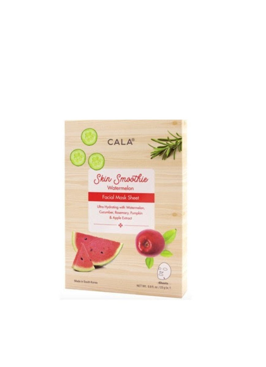 Cala, Skin Smoothie, Watermelon, Facial Mask Sheet, maseczka arbuzowa ...