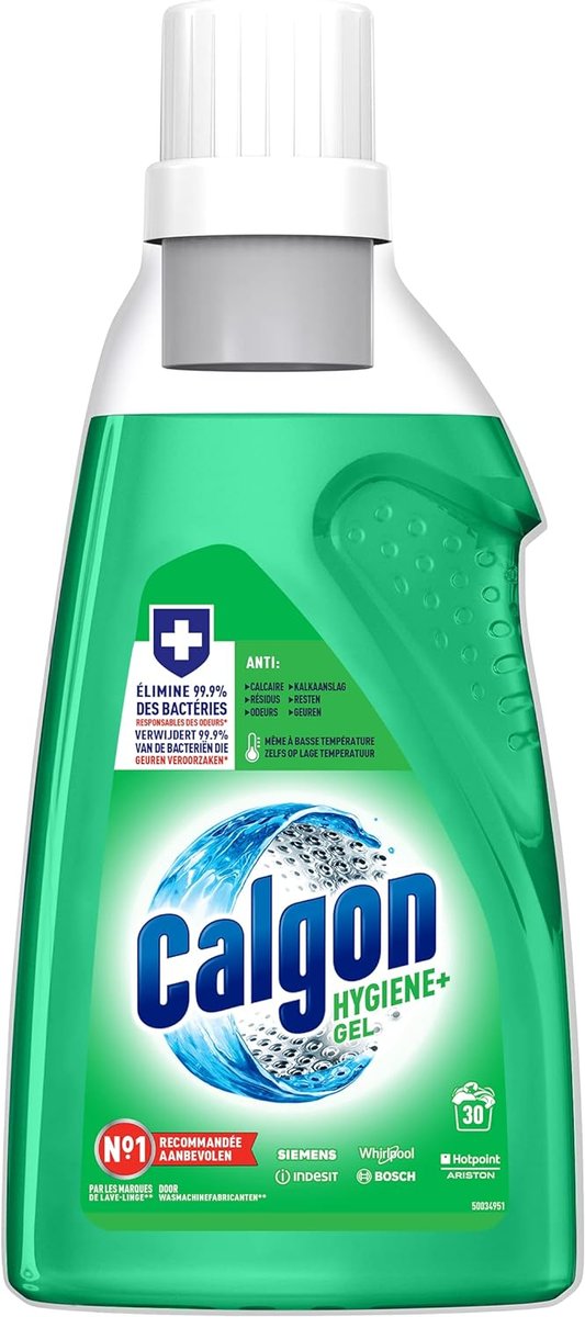 Calgon HYGIENE + żel antywapienny ANTYBAKTERYJNY do pralki 1,5L ...