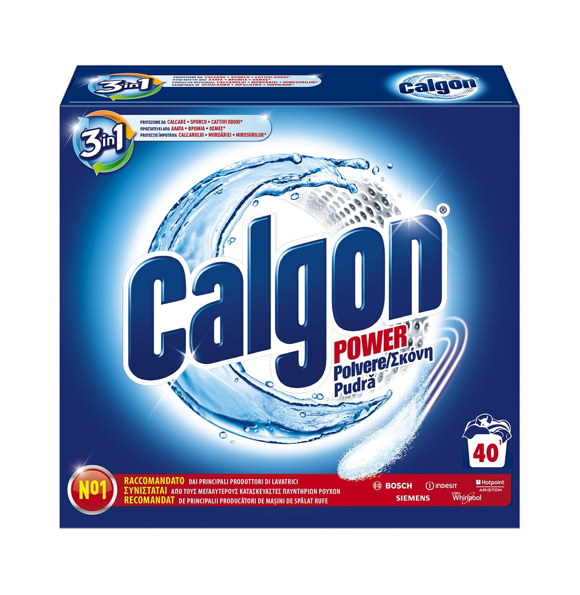 Calgon Pulver 3 in 1, 40 prań, 2 kg - Calgon | Sklep EMPIK.COM