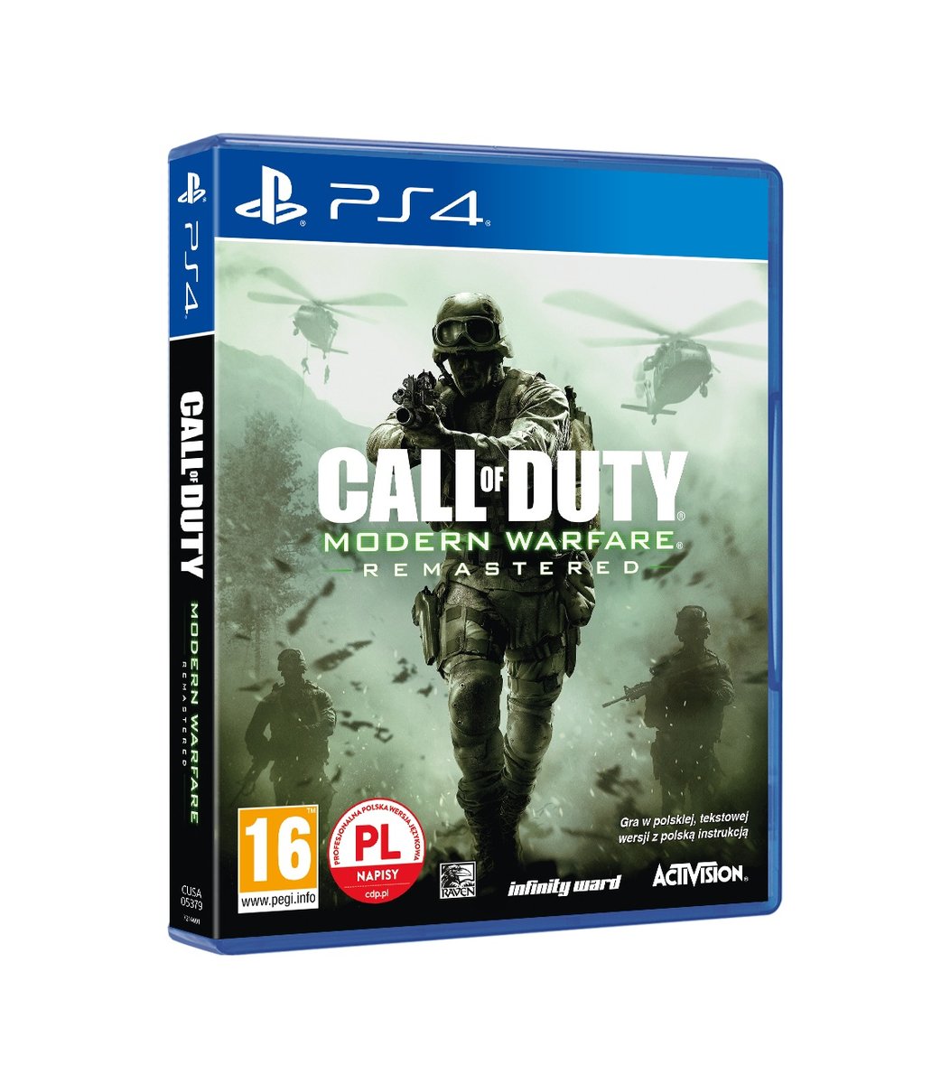 Call of Duty: Modern Warfare Remastered, PS4 - Infinity Ward | Gry i ...