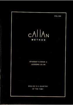 Callan Method student s book Tom 2 - Opracowanie zbiorowe | Książka w Empik