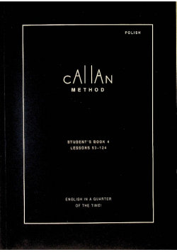 Callan Method Students book Tom 4 - Opracowanie zbiorowe | Książka w Empik