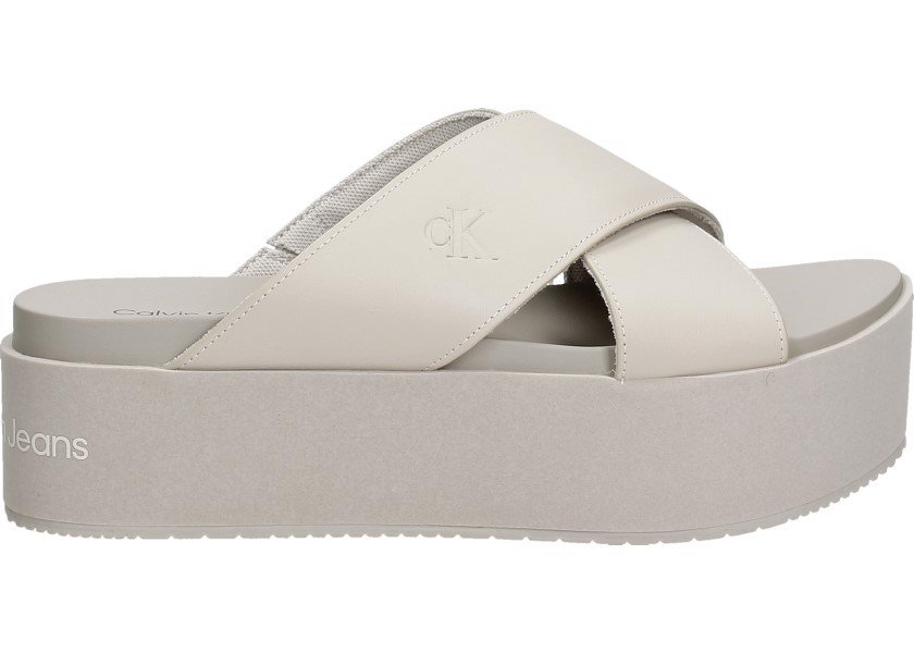 Calvin Klein Jeans Klapki YW0YW01349 37 Flatform Cross Mg Uc - Calvin Klein | Sport Sklep EMPIK.COM