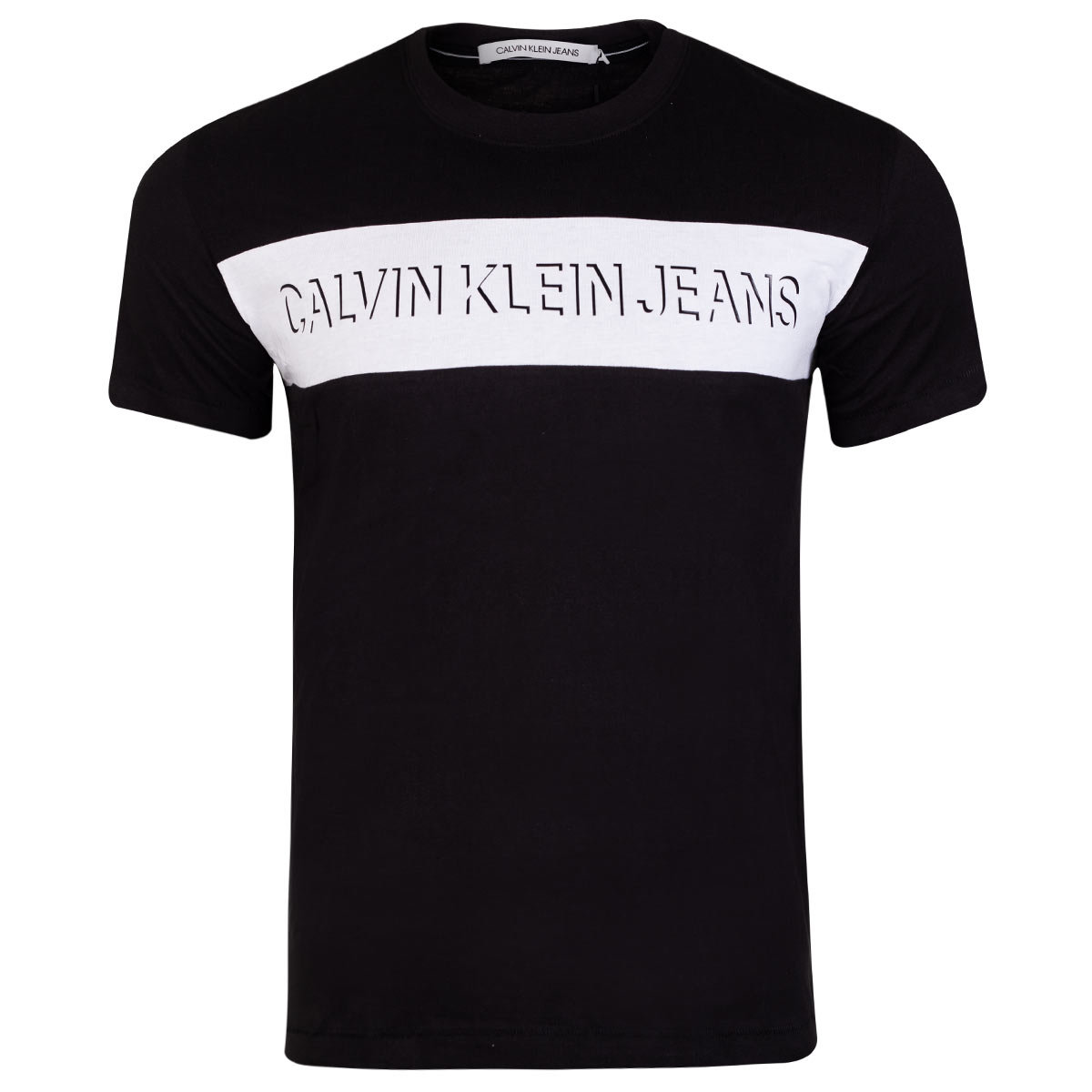 Calvin Klein Koszulka Męska T-Shirt Colorblock Shadow Black J30J319296 ...