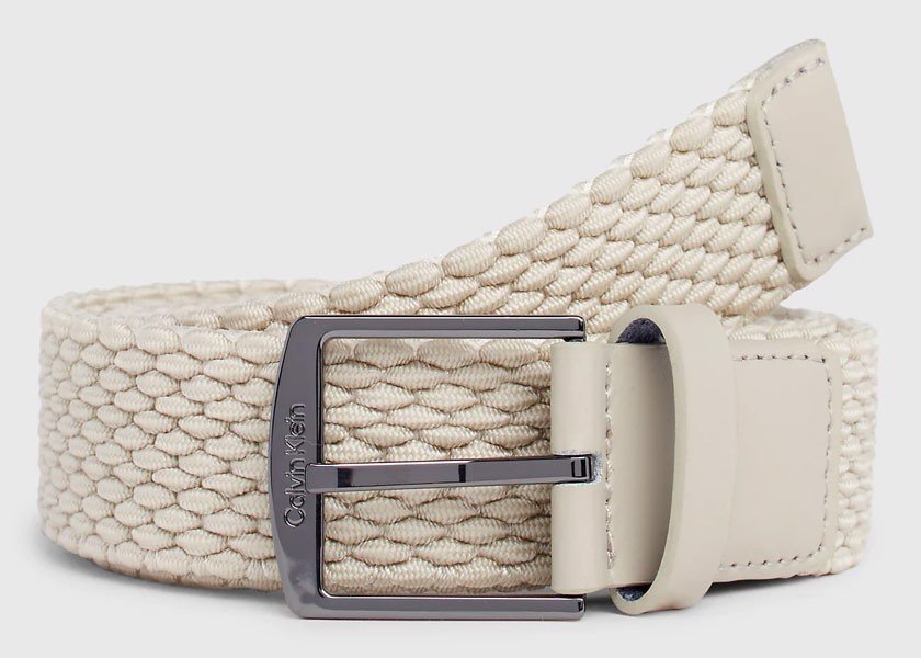 Calvin Klein Pasek K50K511572 95cm CK Casual Braided Elastic 35MM ...