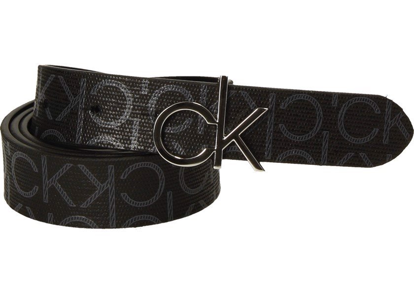 Calvin Klein Pasek K60K607334 90cm CK Logo Belt 30MM Mono - Calvin ...