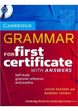 Cambridge Grammar for First Certificate with answers - Hashemi Louise | Książka w Empik