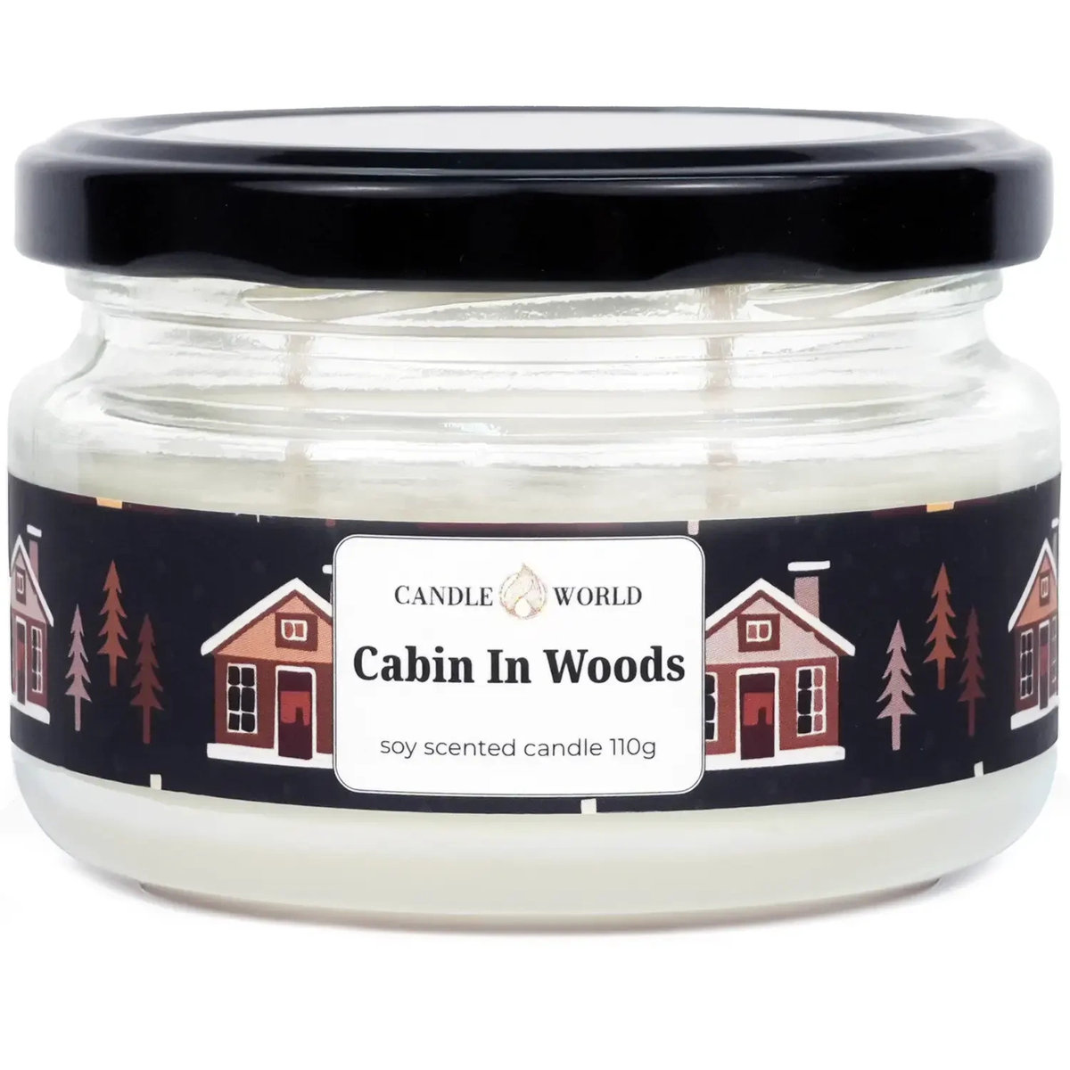 Candle World sojowa świeca zapachowa w szklanym słoiczku Cabin In Woods ...