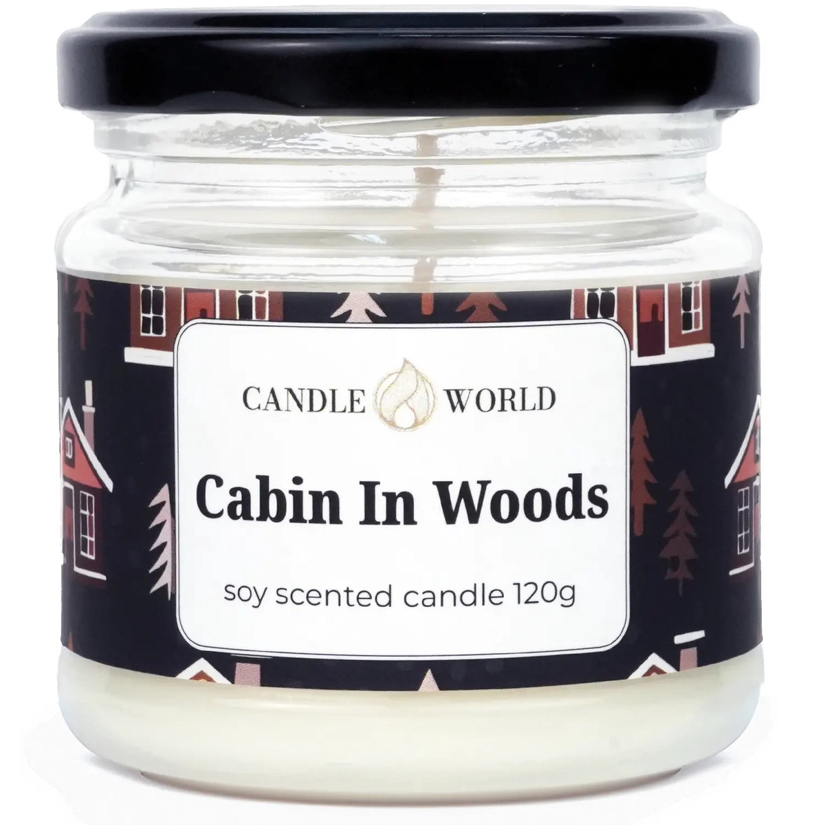 Candle World sojowa świeca zapachowa w szklanym słoiczku Cabin In Woods ...