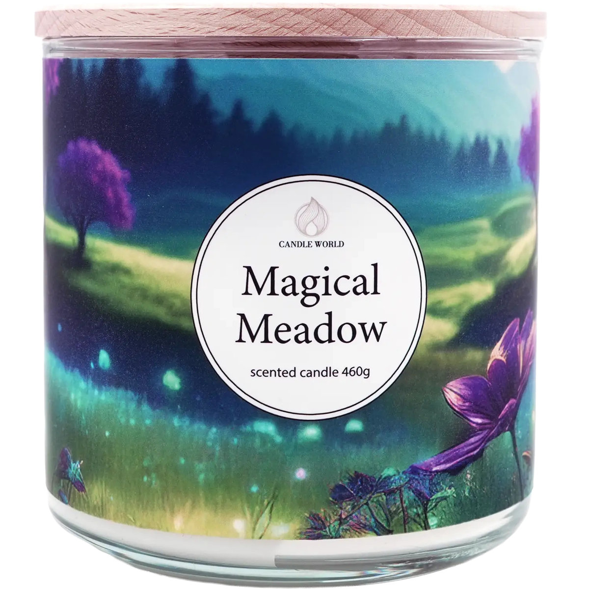 Candle World sojowa świeca zapachowa w szkle 3 knoty Magical Meadow 460 ...