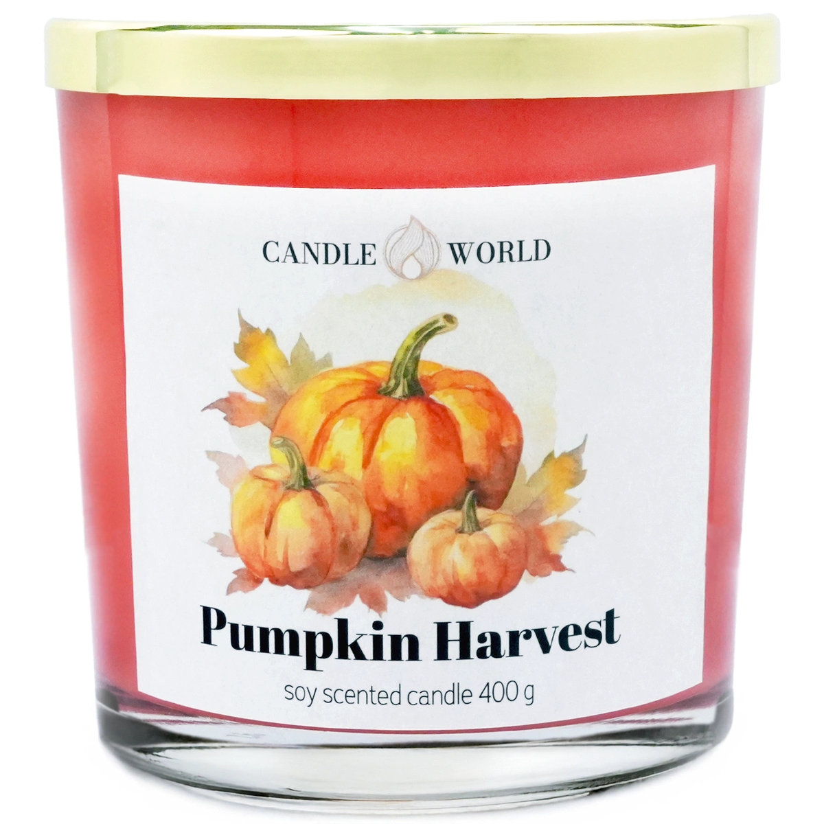 Candle World sojowa świeca zapachowa w szkle Pumpkin Harvest 400 g ...