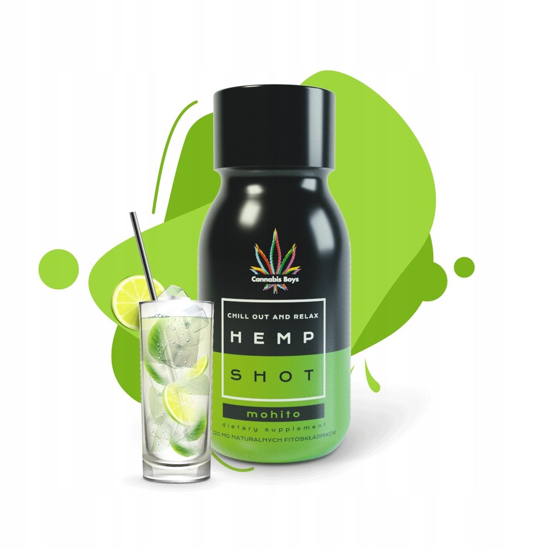 Cannabis Boys, Hemp Shot l MOHITO Suplement diety, 120mg | Sklep EMPIK.COM
