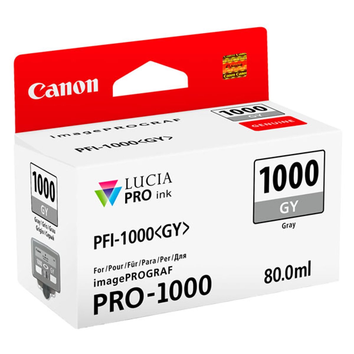 Canon oryginalny ink / tusz 0552C001, grey, 1465s, 80ml, PFI-1000GY, Canon imagePROGRAF PRO-1000 ...
