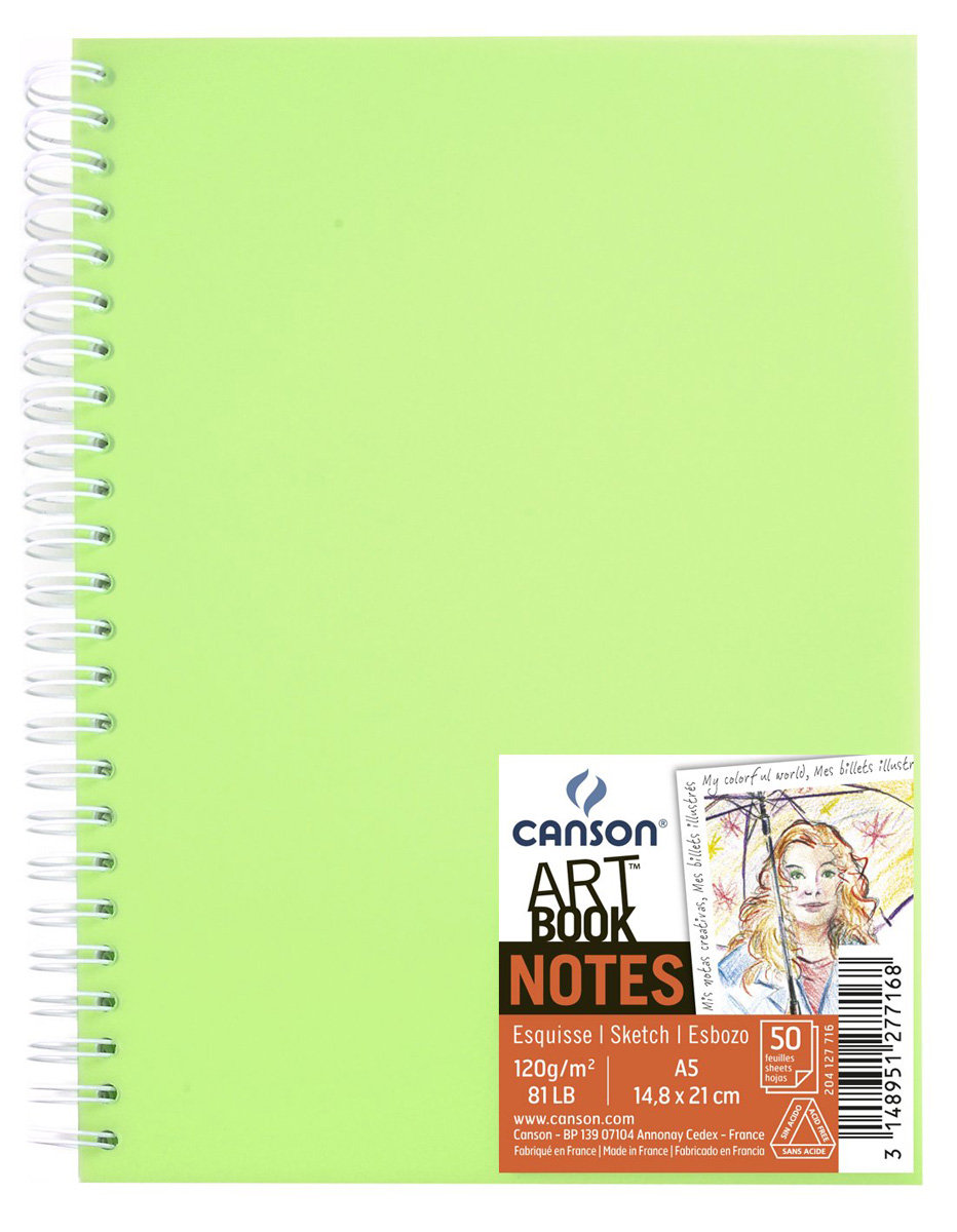 Canson, notes A5, 50 kartek, gładki, zielony - Canson | Sklep EMPIK.COM