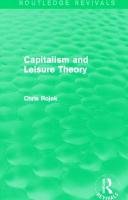 Capitalism and Leisure Theory - Rojek Chris | Książka w Empik
