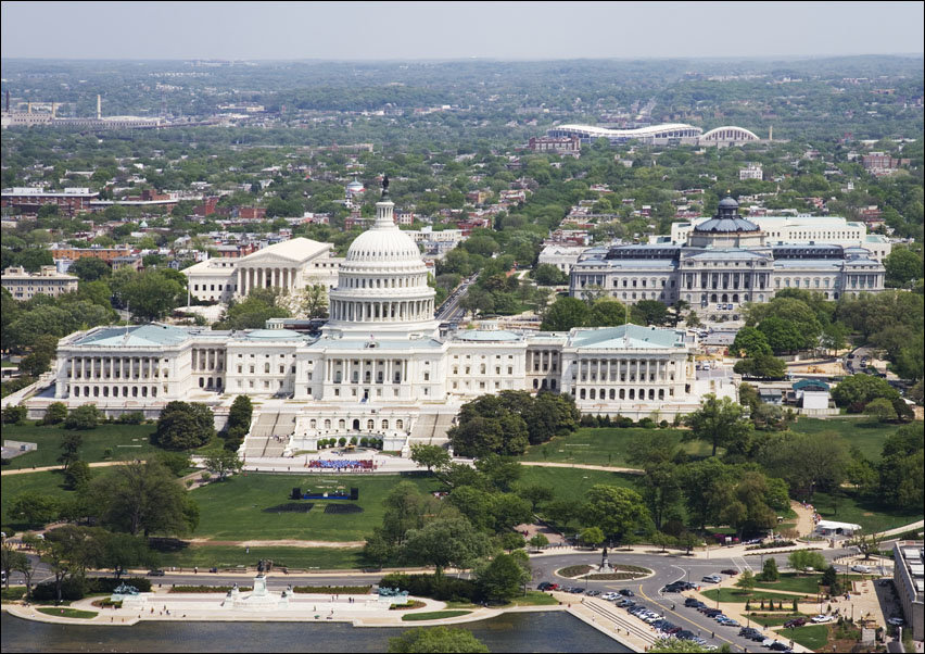Capitol Hill, Washington, Carol Highsmith - plakat 91,5x61 cm - Galeria Plakatu | Sklep EMPIK.COM