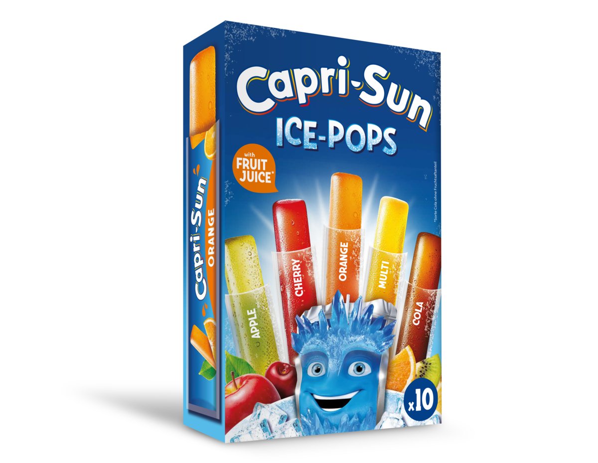 CAPRI-SUN ICE POPS OWOCOWE LODY WODNE DO ZAMRAŻANIA MULTIPACK 10 szt x ...