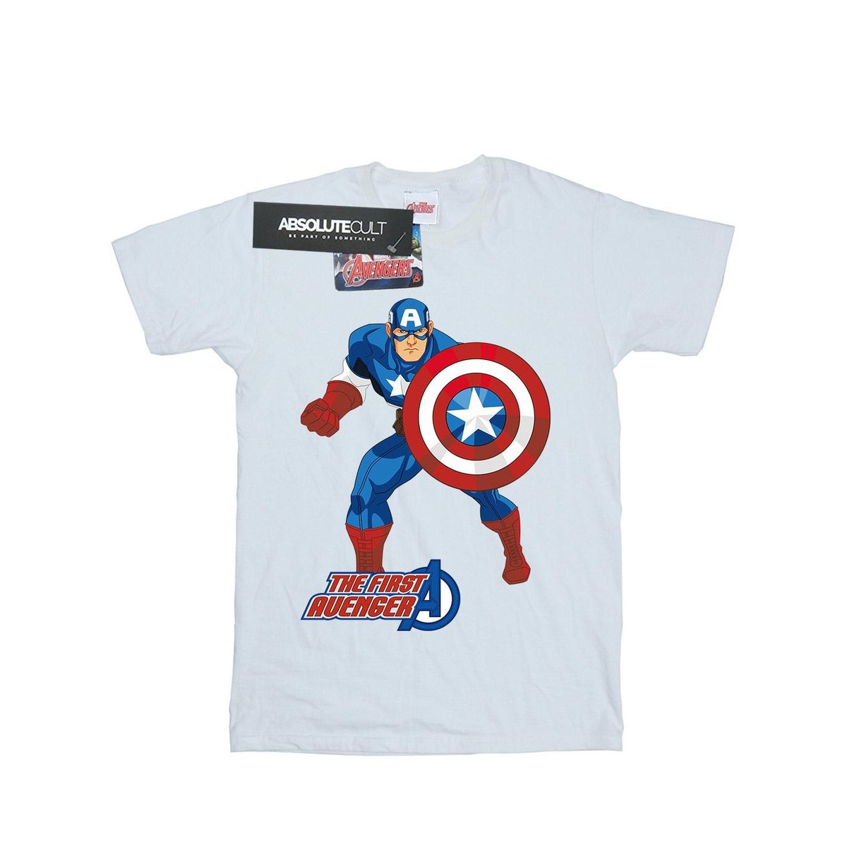 Captain America Koszulka Boys The First Avenger (152/158 / Ciepły Biały ...