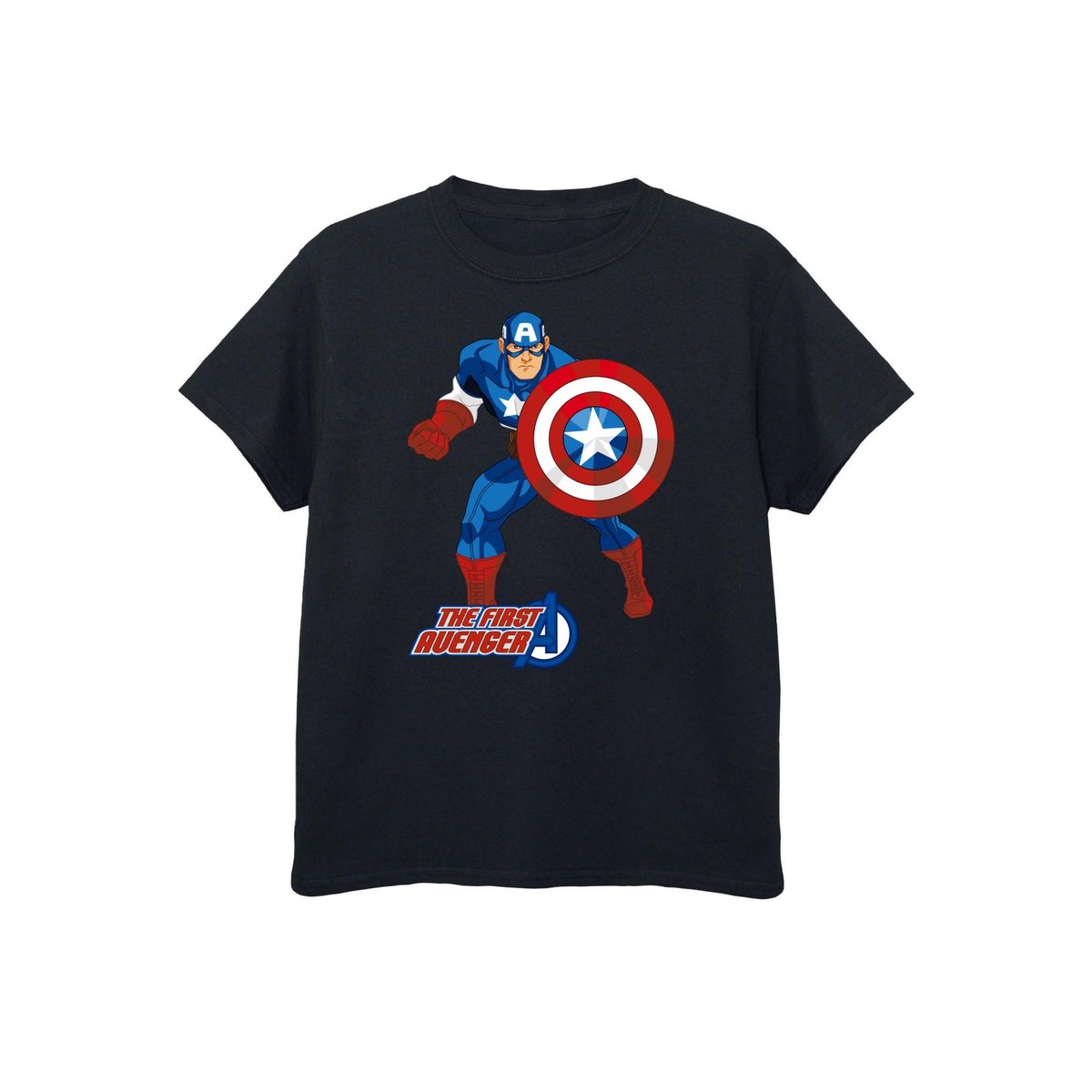 Captain America Koszulka Boys The First Avenger (152/158 / Czarny ...