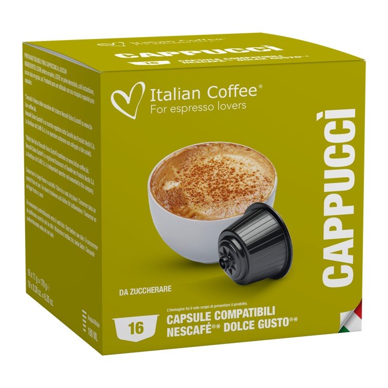 CAPUCCI Italian Coffee kapsułki do Dolce Gusto - 16 kapsułek - Italian ...