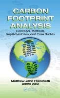 Carbon Footprint Analysis: Concepts, Methods, Implementation, and Case ...