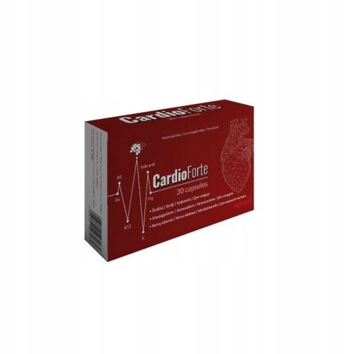 Cardio Forte Zdrowe Serce Miażdżyca Głóg Magnez B6 Herbin 30 kapsułek ...