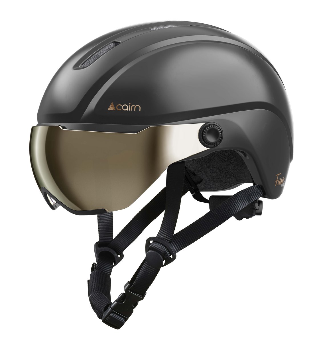 Carin, Fuse Visor Revo Mat Metallic Black, kask rowerowy, rozmiar M ...