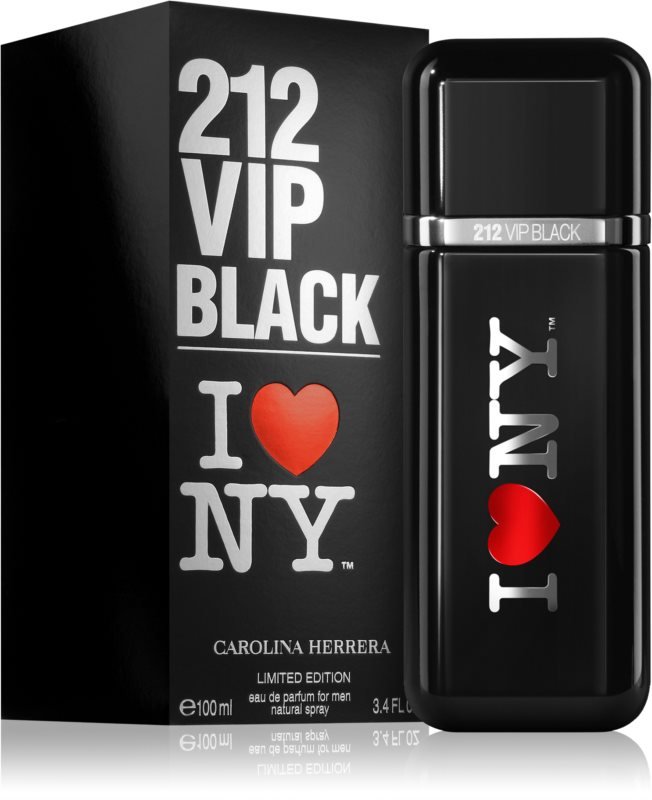 Carolina Herrera, 212 VIP Black I love New York, Woda perfumowana ...