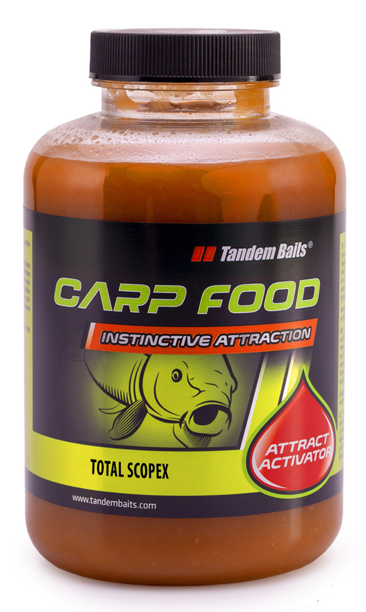 Carp Food Karpiowy Attract Activator 500ml Total Scopex - Tandem Baits ...