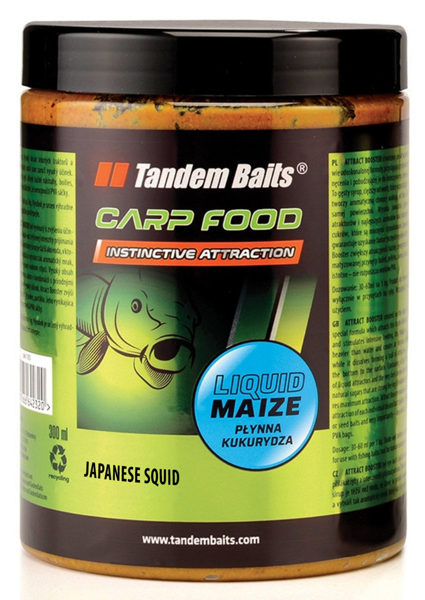 Carp Food Liquid Maiz 1000ml Japońska Kałamarnica - Tandem Baits ...