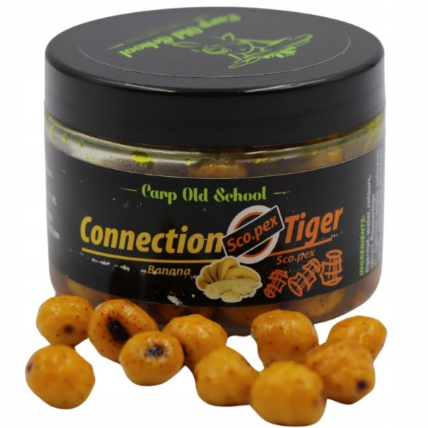 Carp Old School Connection Tiger Banan Scopex 150ml - Carp Old School ...