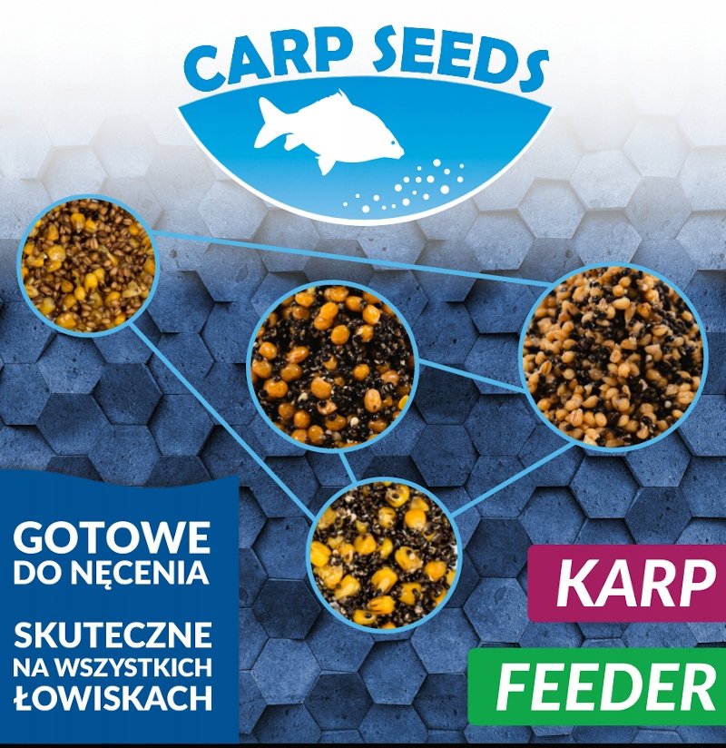 CARP SEEDS MIX Ziaren L 1KG Konopie/Łubin - Carp Seeds | Sport Sklep ...