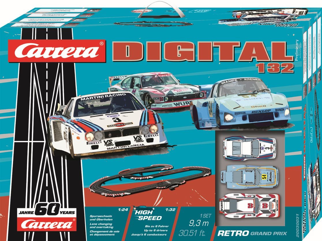 Carrera Digital 132, Jahre 60 Years, Retro Grand Prix - Carrera | Sklep EMPIK.COM