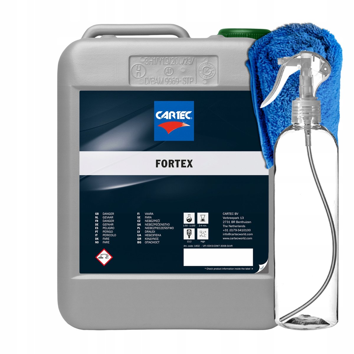 Cartec Fortex 5L Alkaliczny Środek Do Usuwania Brudu Drogowego - Inna ...
