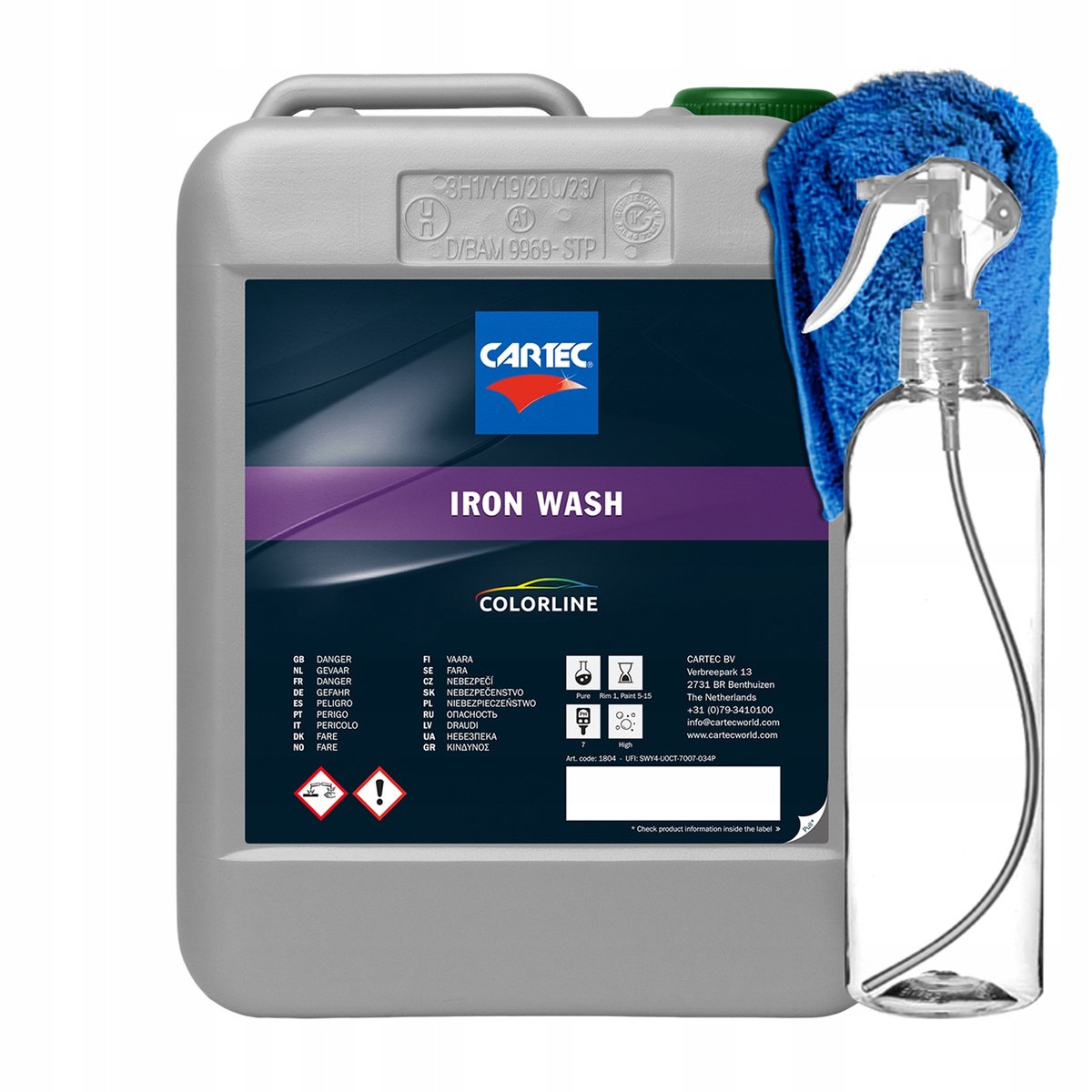 Cartec Iron Wash 5L Środek Do Usuwania Zanieczyszczeń Metalicznych - Inna marka | Motoryzacja EMPIK