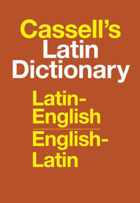 Cassell's Latin Dictionary: Latin-English, English-Latin - Simpson D. P ...