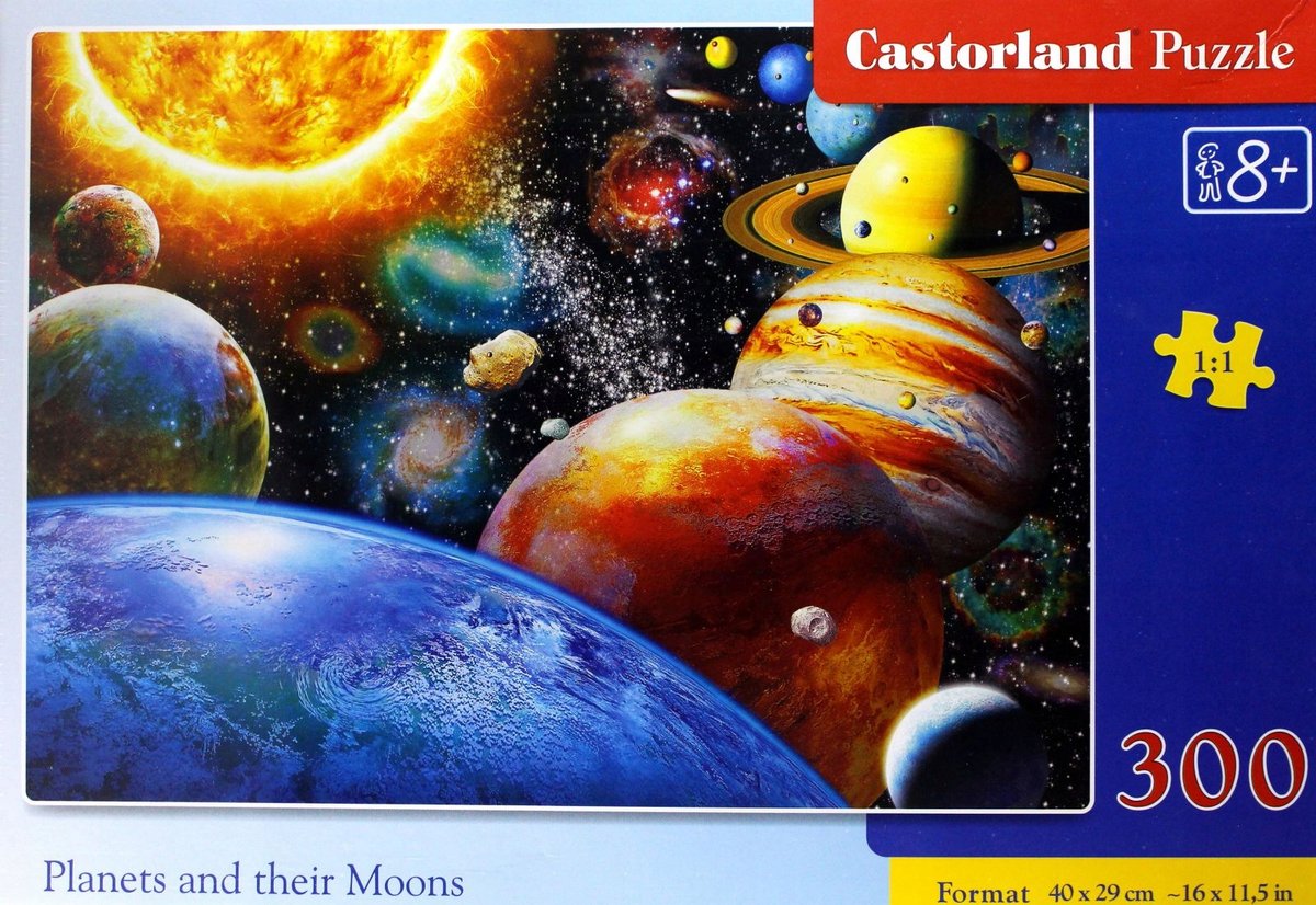 Castor 300 El. Planety I Ich Księżyce / Planets And Their Moons [Puzzle ...