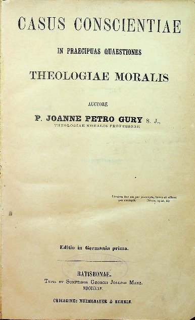 Casus conscientiae 1865 r - W opisie | Książka w Empik