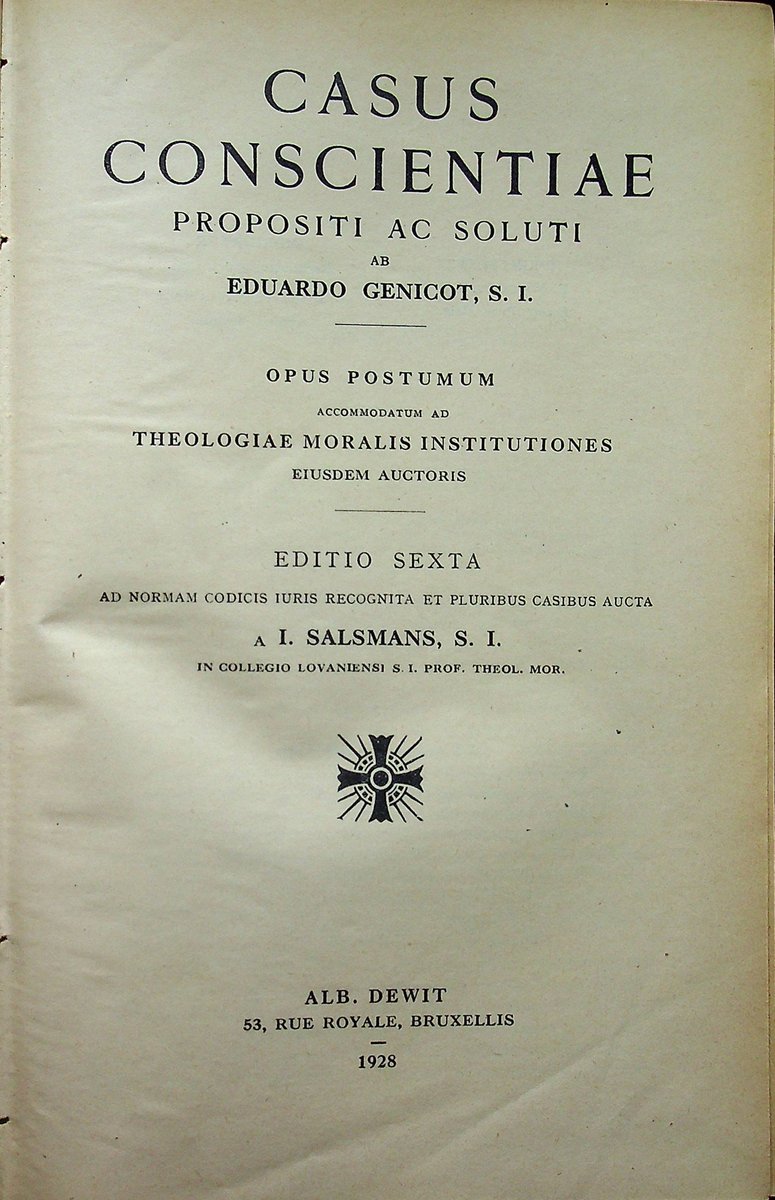 Casus Conscientiae Propositi ac Soluti 1928 r - W opisie | Książka w Empik