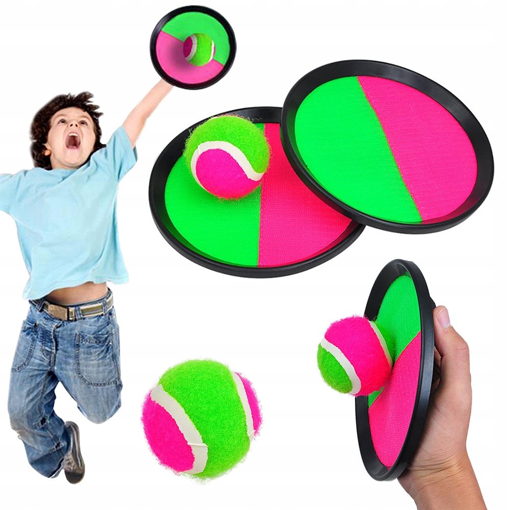 Catch Ball Gra Na Rzepy Rzucaj Łap Paletki + Piłka - VERK GROUP | Sklep ...