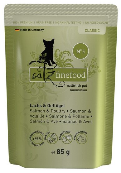 Catz Finefood N,05 łosoś i drób 85g - Catz Finefood | Sklep EMPIK.COM